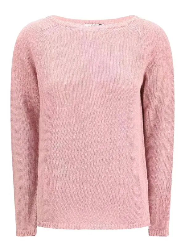 Max Mara Linen Sweater - Pink