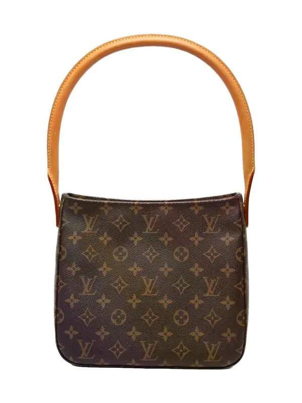 LOUIS VUITTON 2001 Monogram Looping Mm Shoulder Bag - Brown