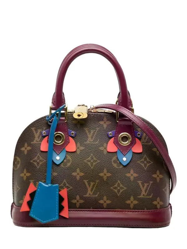 LOUIS VUITTON 2015 Monogram Totem Alma Bb Satchel - Brown