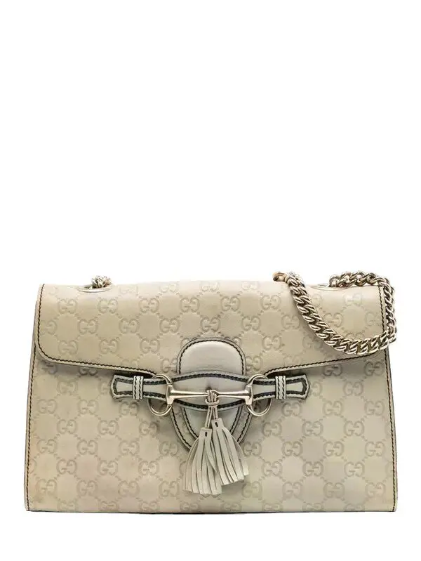 Gucci 2016-2026 Medium Sima Emily Shoulder Bag - White