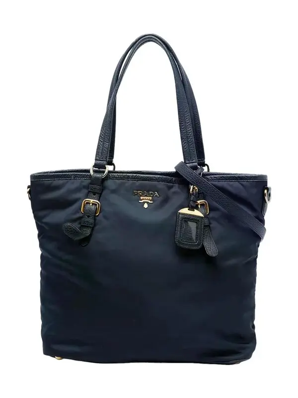 Prada 2010-2025 Tessuto Satchel - Blue