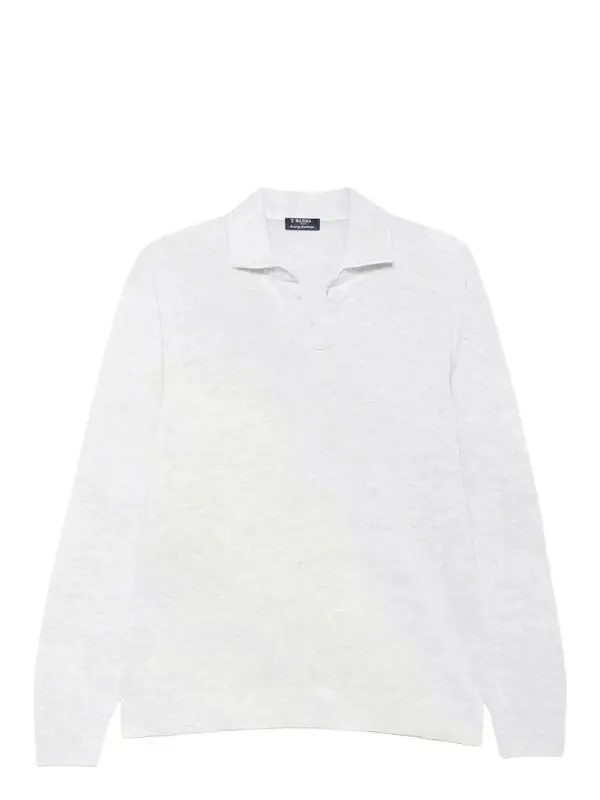 ARTE ANTWERP Notched Collar Sweater - Grey