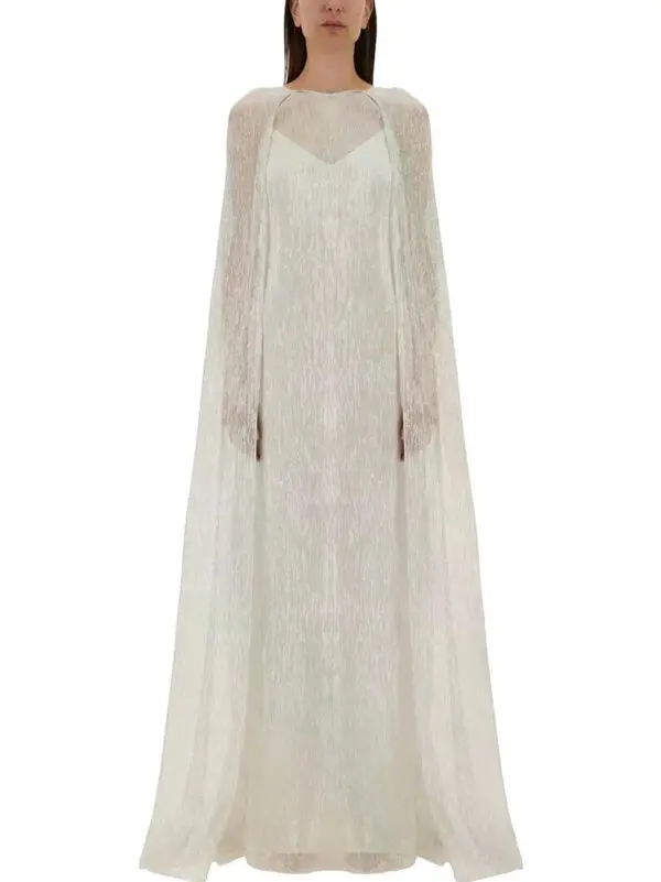 Max Mara Cape Bridal Dress - White