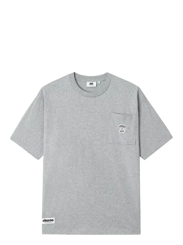 CHOCOOLATE Patch-pocket T-shirt - Grey