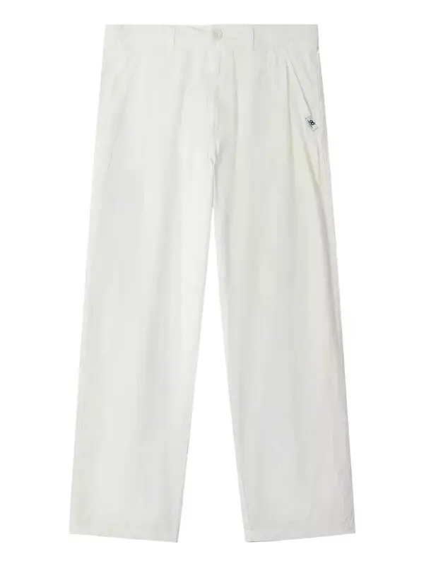 CHOCOOLATE Logo-patch Trousers - Neutrals