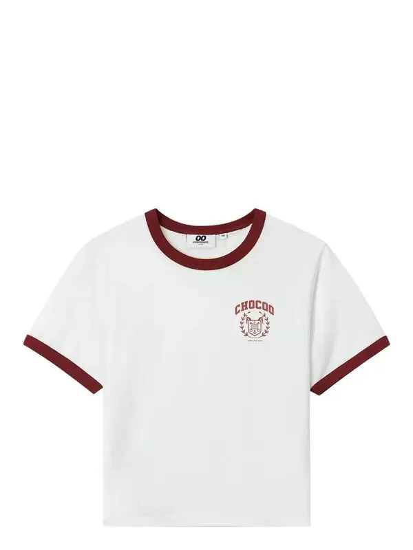 CHOCOOLATE Crew-neck T-shirt - White
