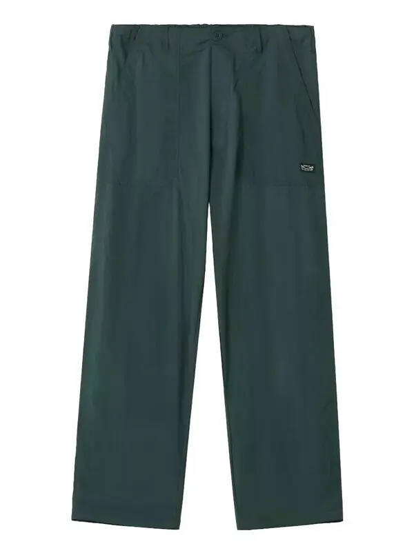 CHOCOOLATE Logo-patch Trousers - Green