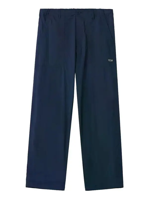 CHOCOOLATE Logo-patch Trousers - Blue
