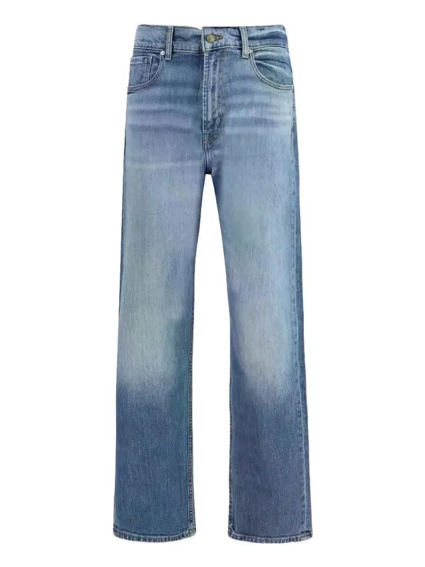 7 For All Mankind Straight-leg Jeans - Blue