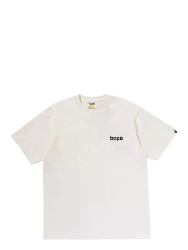 A BATHING APE Logo-print T-shirt - Neutrals