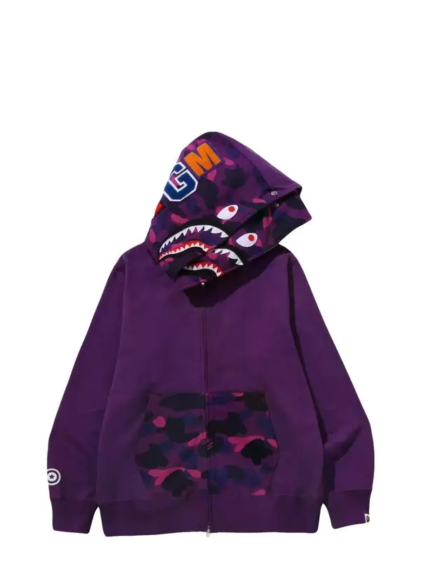 A BATHING APE Full-zip Hoodie - Purple