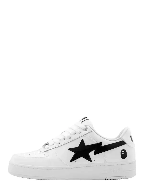 A BATHING APE Sta #2 Lace-up Sneakers - White