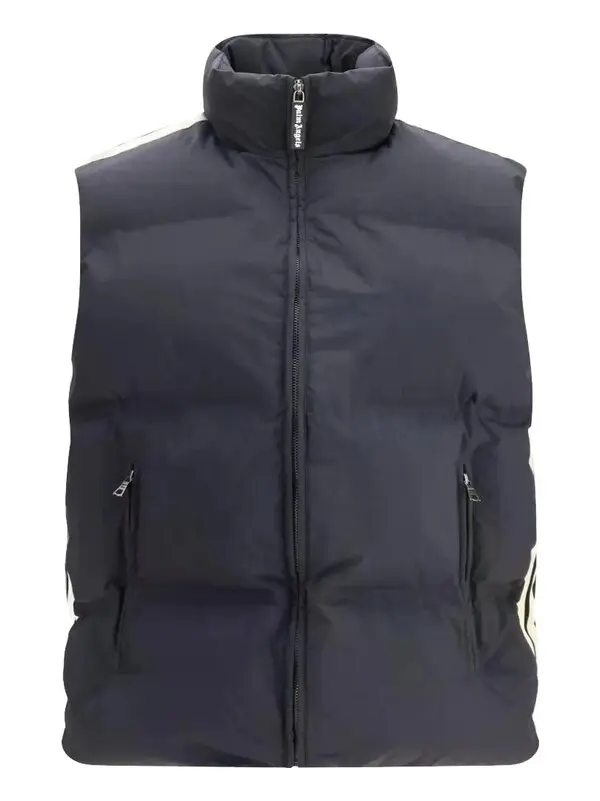 Palm Angels Logo Down Vest - Blue