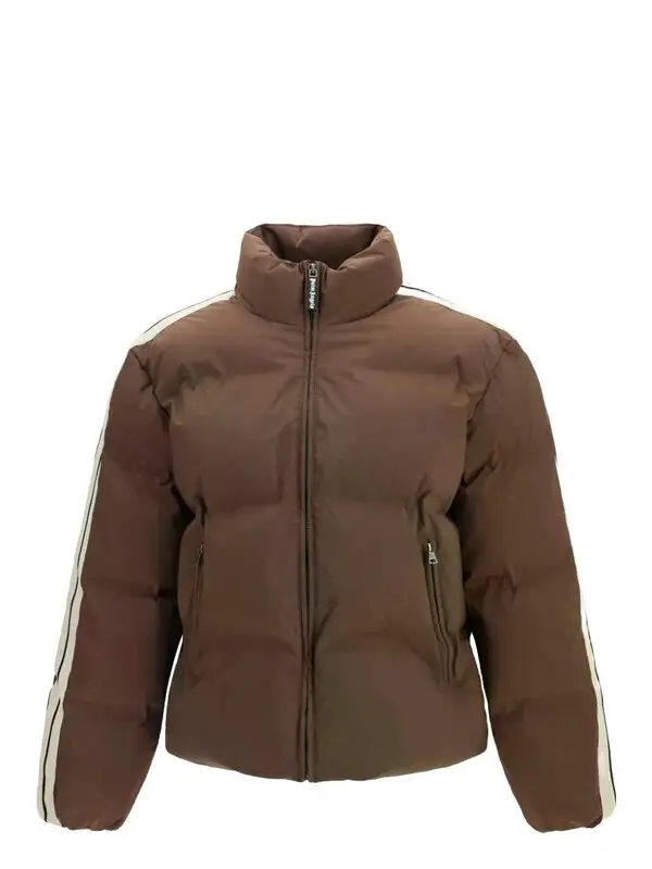 Palm Angels Logo Padded Jacket - Brown