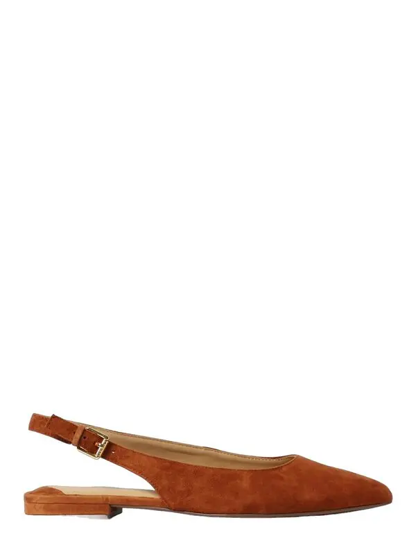 Ralph Lauren Ballet Flat - Brown