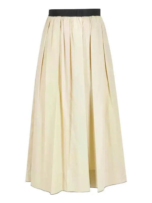 TELA Pleated Maxi Skirt - Neutrals
