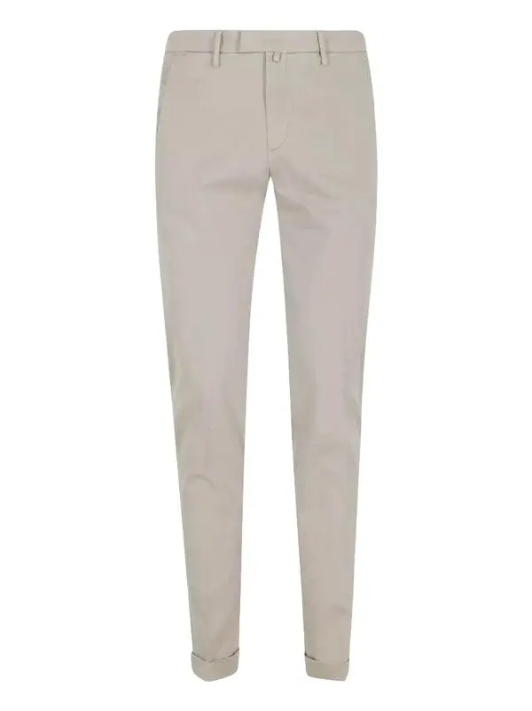 BRIGLIA 1949 Cuffed Trousers - Neutrals