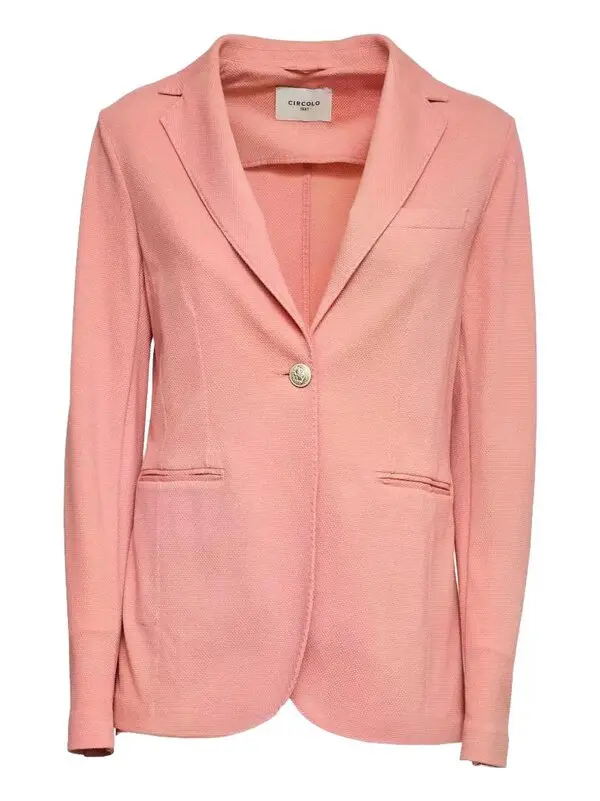 CIRCOLO 1901 Single-breasted Blazer - Pink