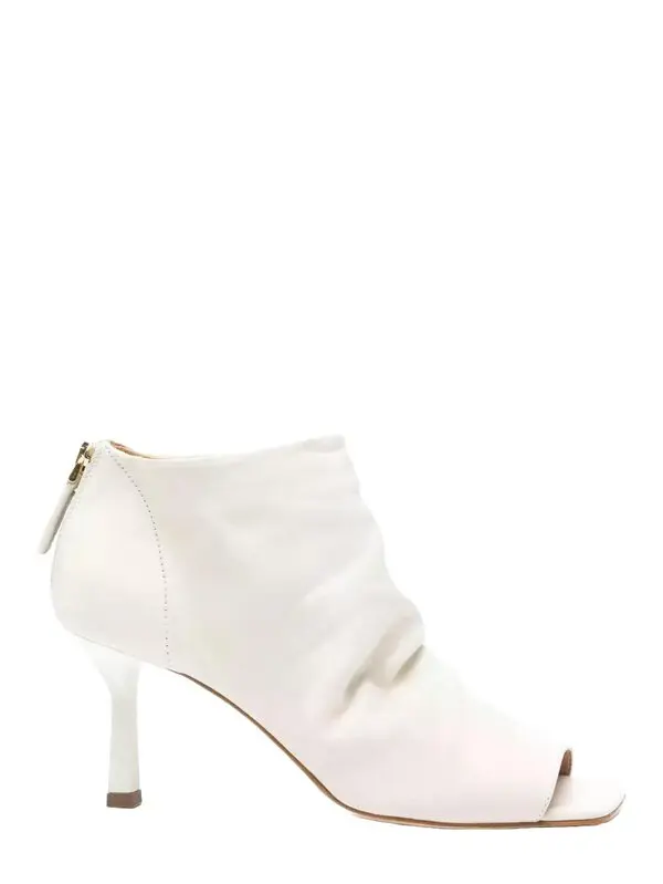 THE SELLER Open-toe High Heel Boots - Neutrals