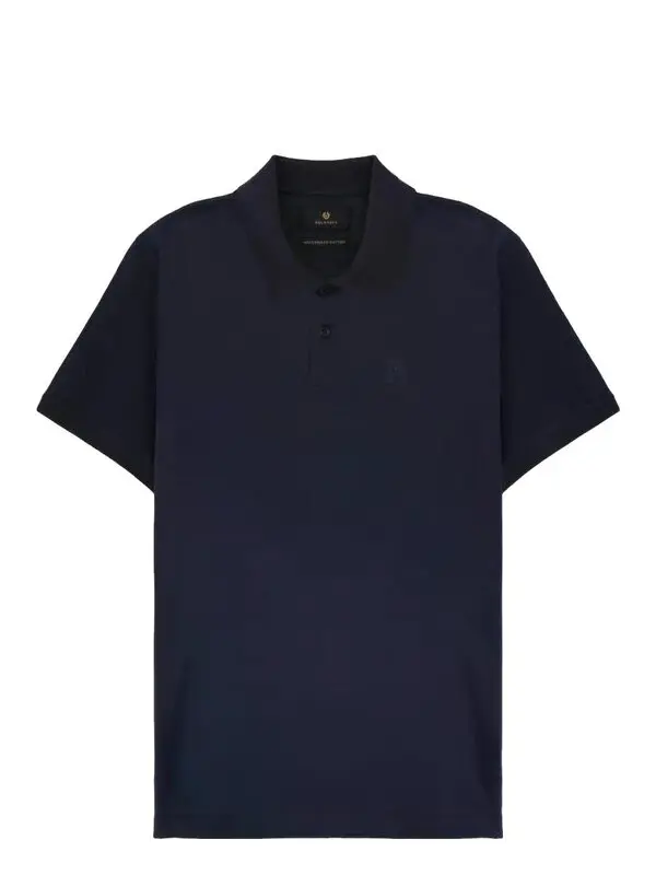 Belstaff Logo-detail Polo Shirt - Blue