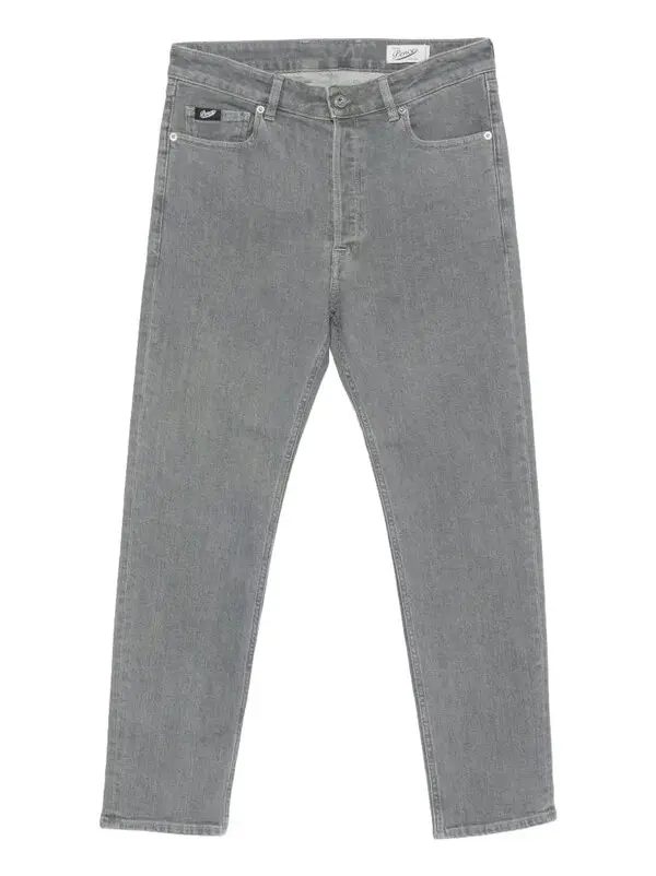 PENCE 1979 Five-pocket Straight Leg Jeans - Grey
