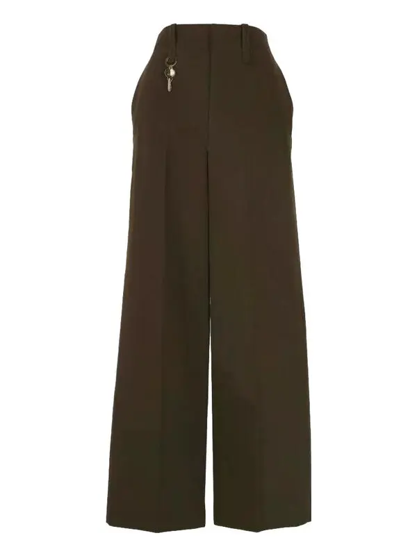 Carven Wide-leg Trousers - Brown