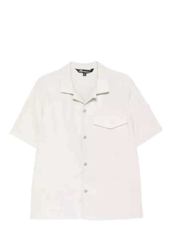 Moose Knuckles Charlesbourg Short-sleeve Shirt - Neutrals