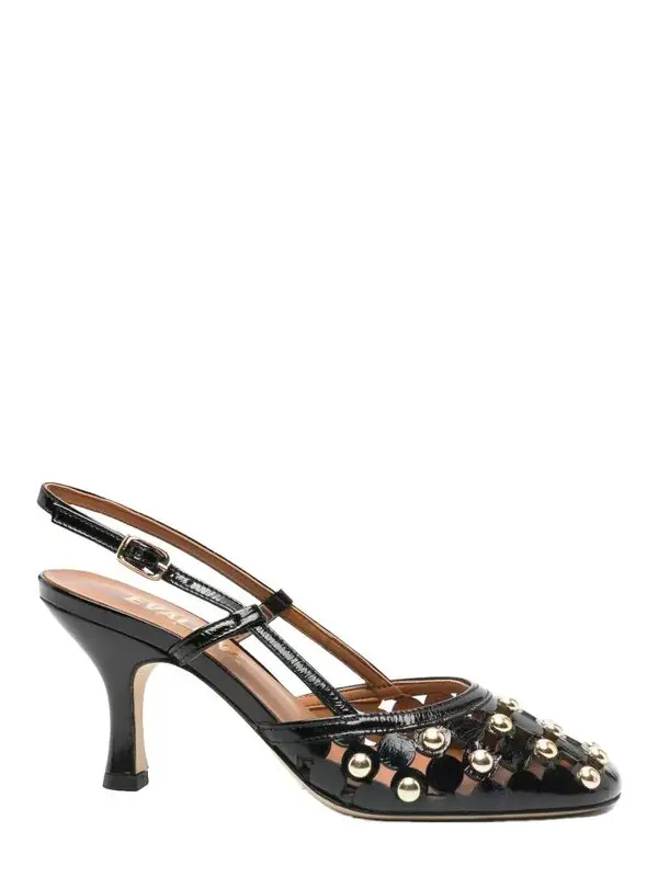EVALUNA Round-toe Pumps - Black