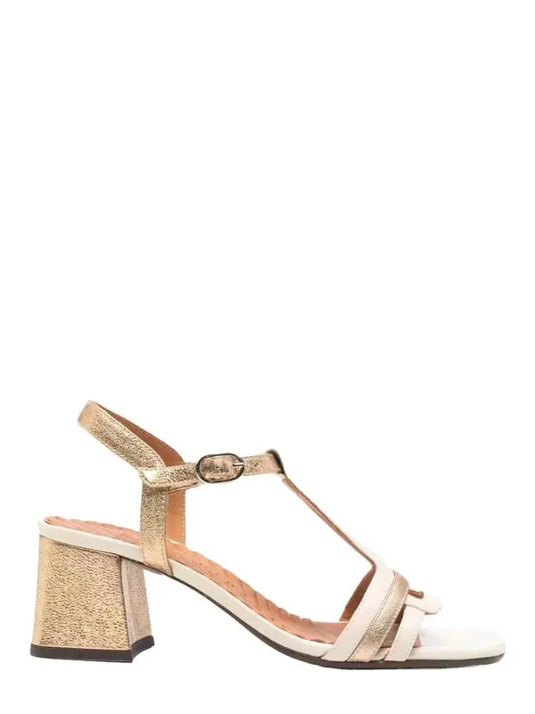 Chie Mihara T-bar Strap Sandals - Gold