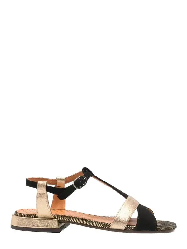 Chie Mihara T-strap Sandals - Gold
