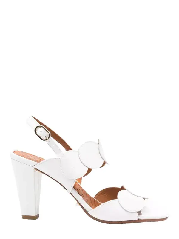 Chie Mihara Scalloped Lurana Sandals - White