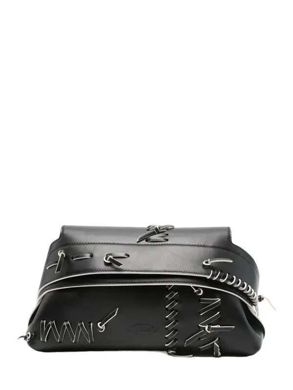TOD'S Small Leather Clutch - Black