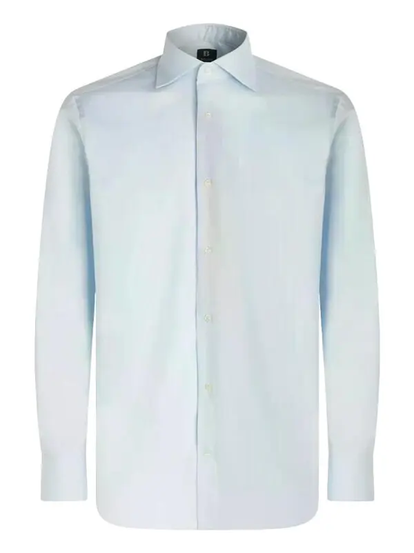 Boggi Milano Pointed-collar Shirt - Blue