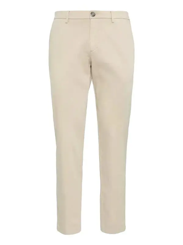 Boggi Milano Garment-dyed Trousers - Neutrals