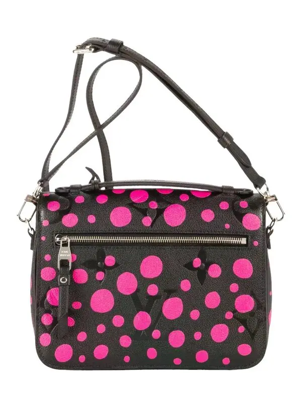 LOUIS VUITTON Polka-dot Print Shoulder Bag - Black