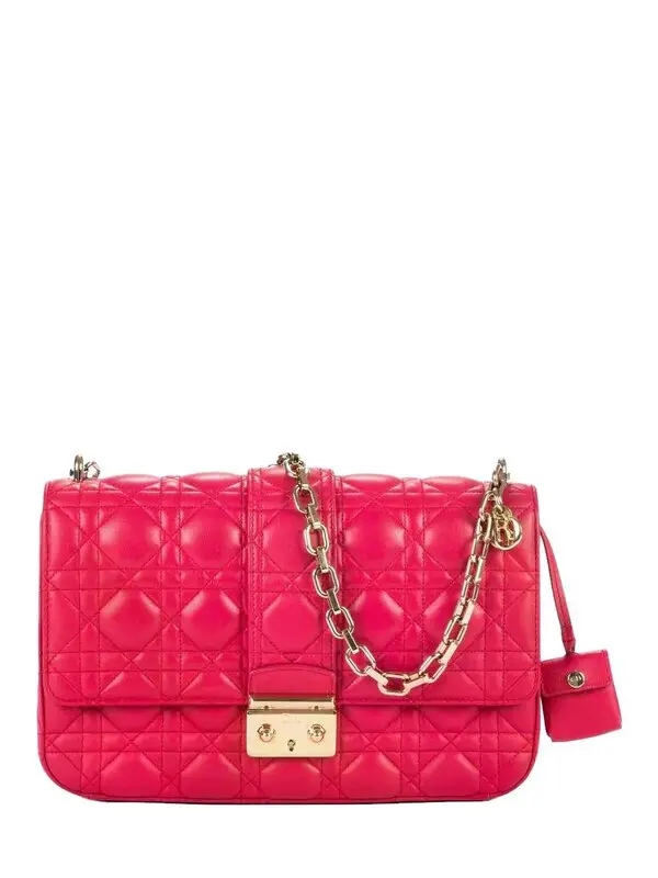 Dior Quilted Chain Bag - Pink