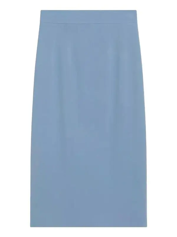 Dolce & Gabbana Cady Pencil Skirt - Blue