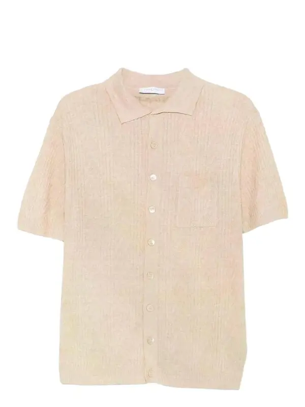 DANIELE FIESOLI Buttoned Pocket Linen Jacket - Neutrals