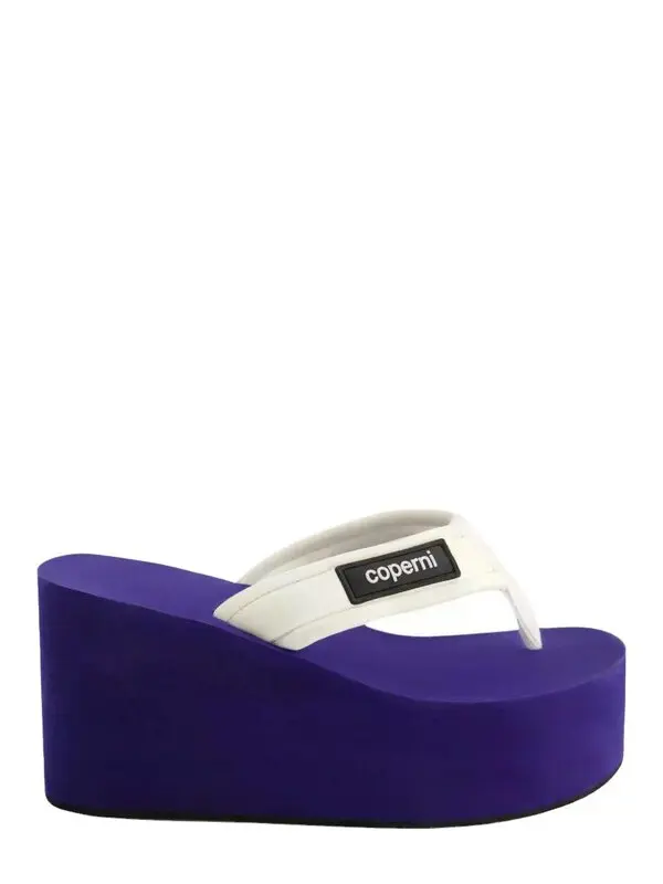 Coperni Platform Wedge Sandals - Neutrals