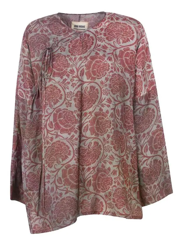 UMA WANG Floral Knitwear - Red