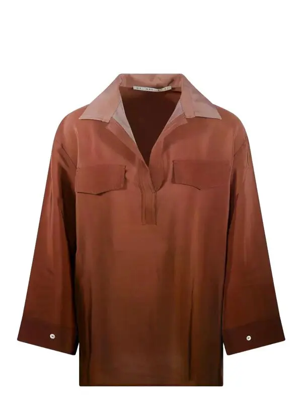 MR.MRS SHIRT Patch Pocket Shirt - Brown