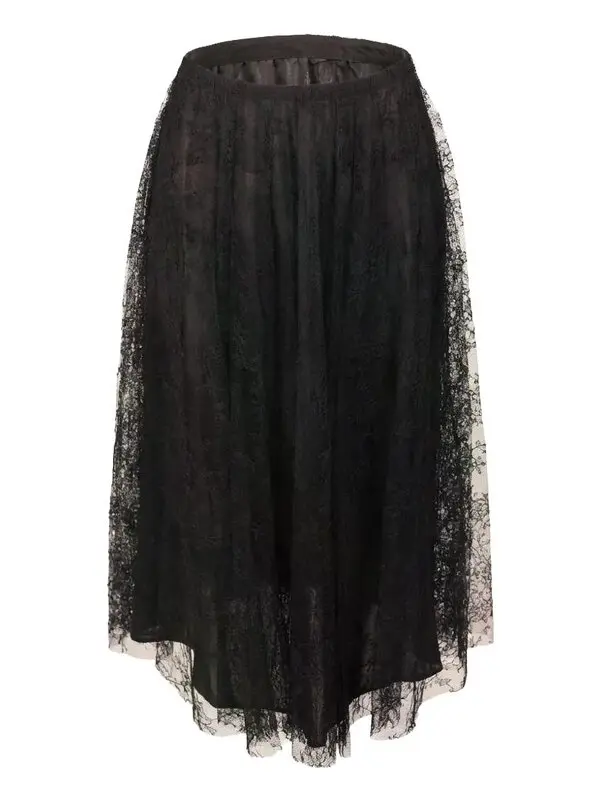 Valentino Garavani Lace Skirt - Black