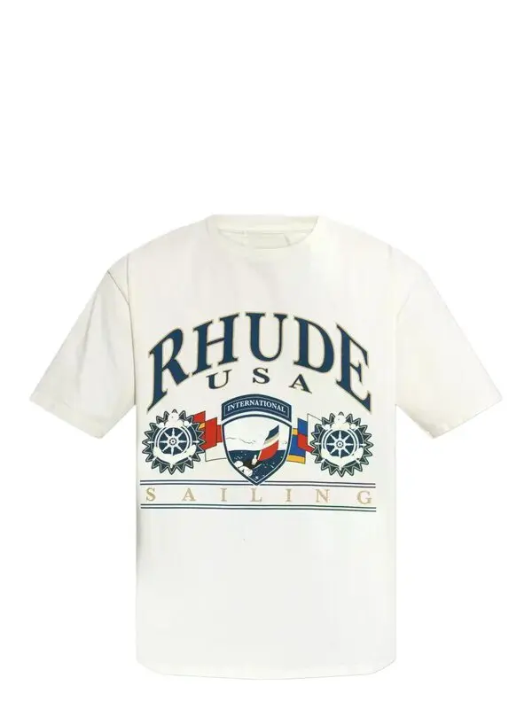 Rhude Graphic-print T-shirt - Neutrals