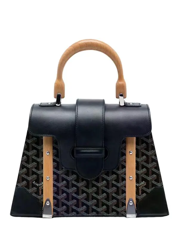 Goyard 2019 Ine Saigon Structured Pm Satchel - Black