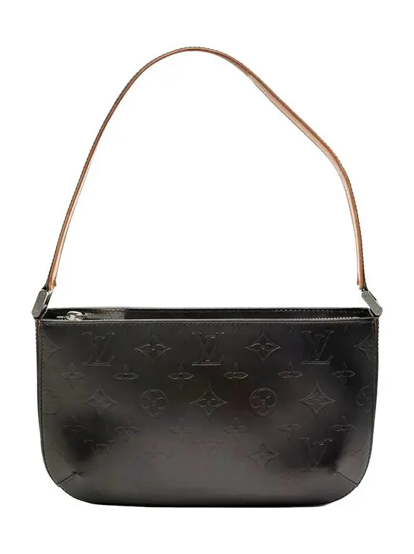 LOUIS VUITTON 2002 Monogram Mat Fowler Shoulder Bag - Grey
