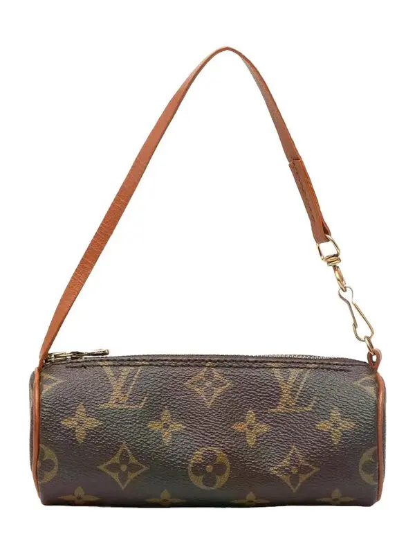 LOUIS VUITTON 1990-2010 Monogram Papillon Pochette - Brown
