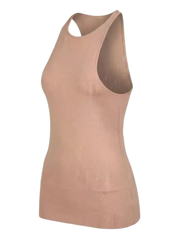 Valentino Garavani Sleeveless Ribbed Top - Neutrals