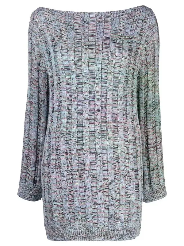 Missoni Knitted Mini Dress - Blue