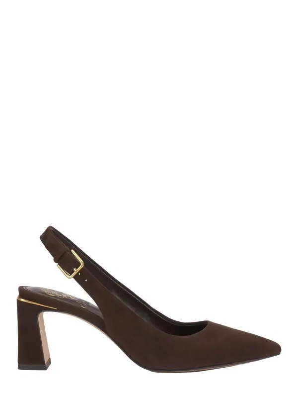 Vince Camuto Hamden Buckle Slingback - Brownie