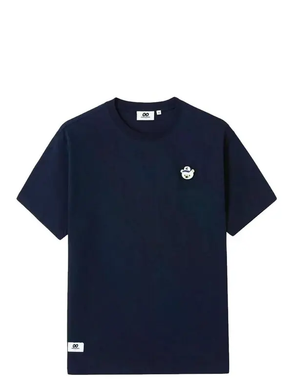 CHOCOOLATE Bear-patch T-shirt - Blue